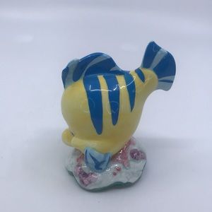 Other | Vtg Disney Flounder Ceramic Figurine From The Little Mermaid ...